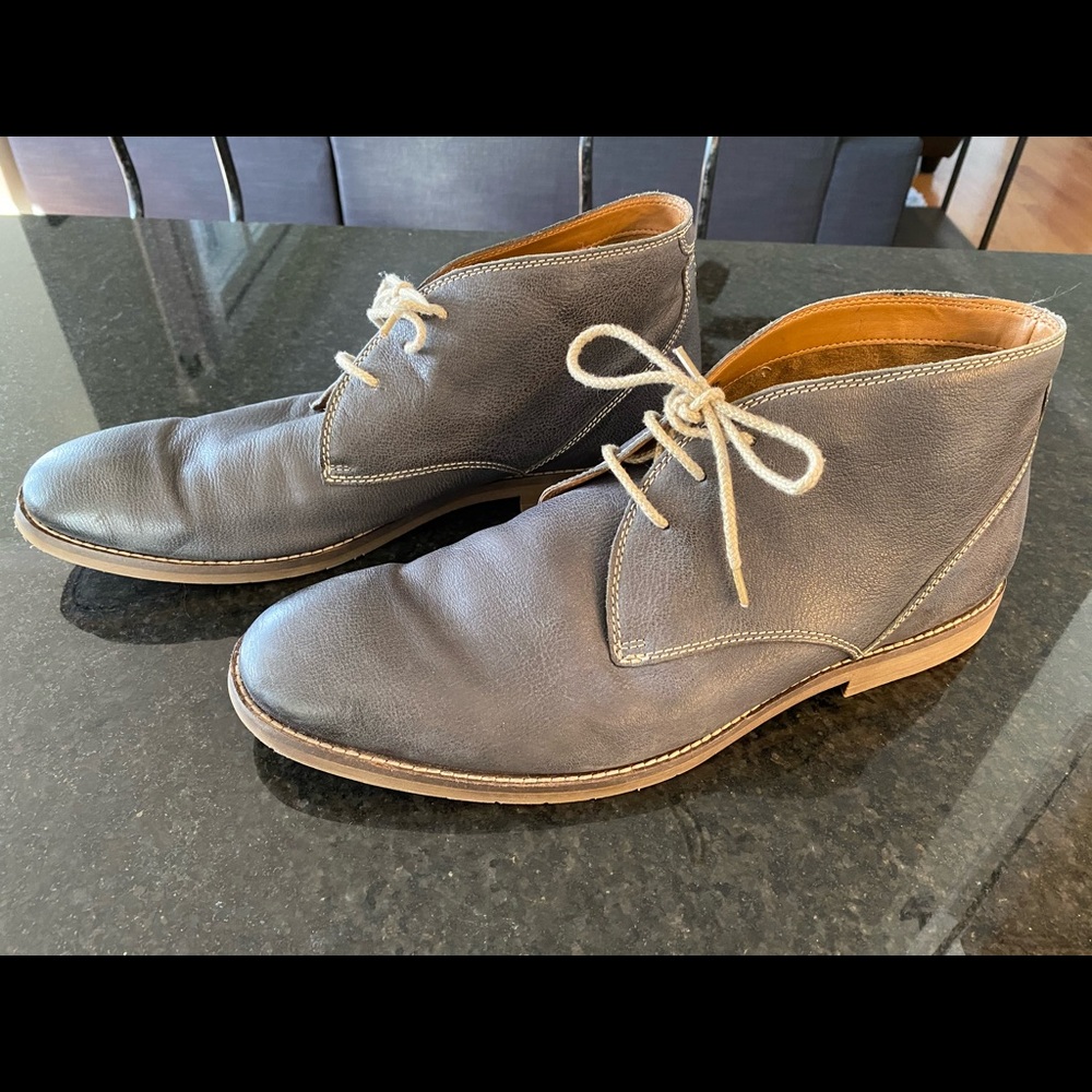 Gently Worn (1x) Navy Blue - Clark Boots - Gem